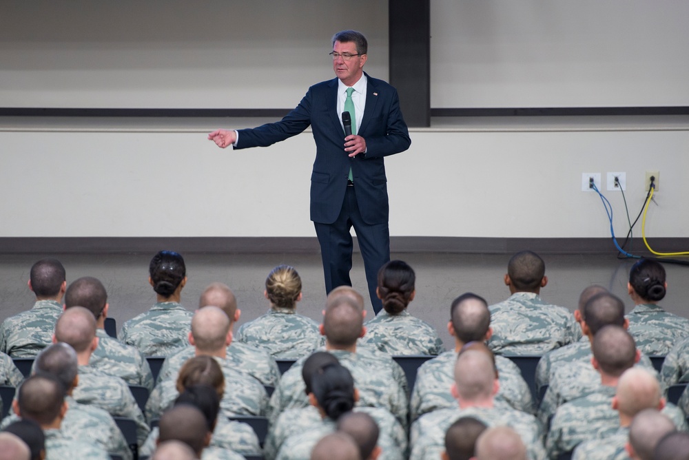 DVIDS - News - SecDef ensures future military readiness during JBSA visit