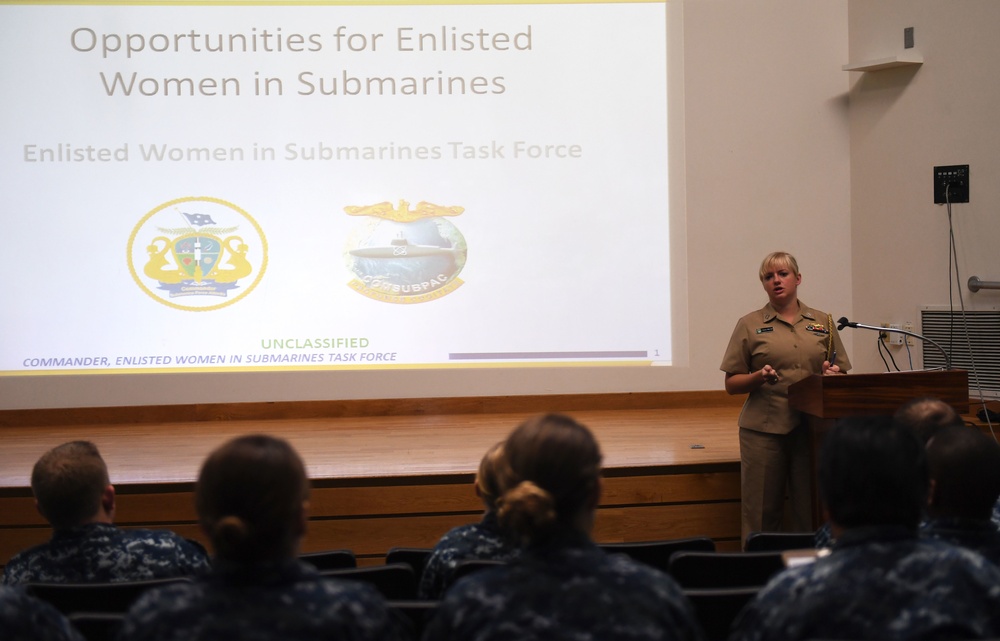 DVIDS - News - Enlisted Women in Submarines task force road show tours NRNW