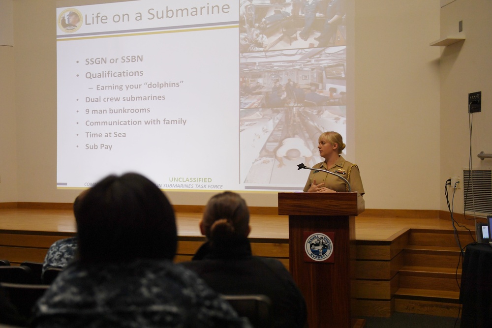 DVIDS - News - Enlisted Women in Submarines task force road show tours NRNW