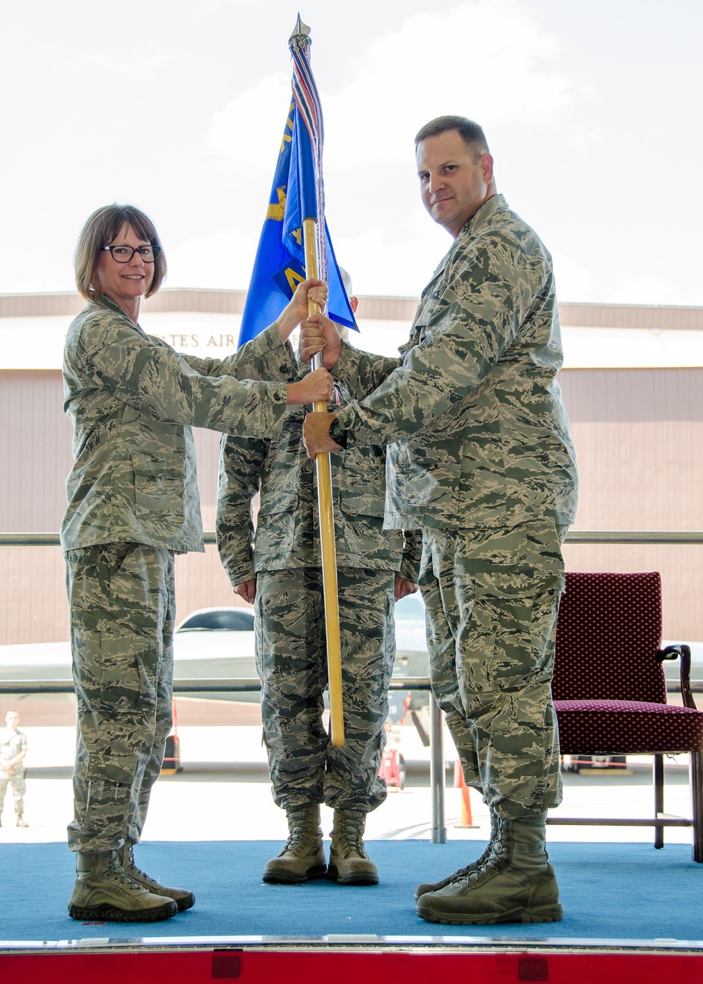 DVIDS - News - Belardo accepts 131st Aircraft Maintenance Squadron guidon
