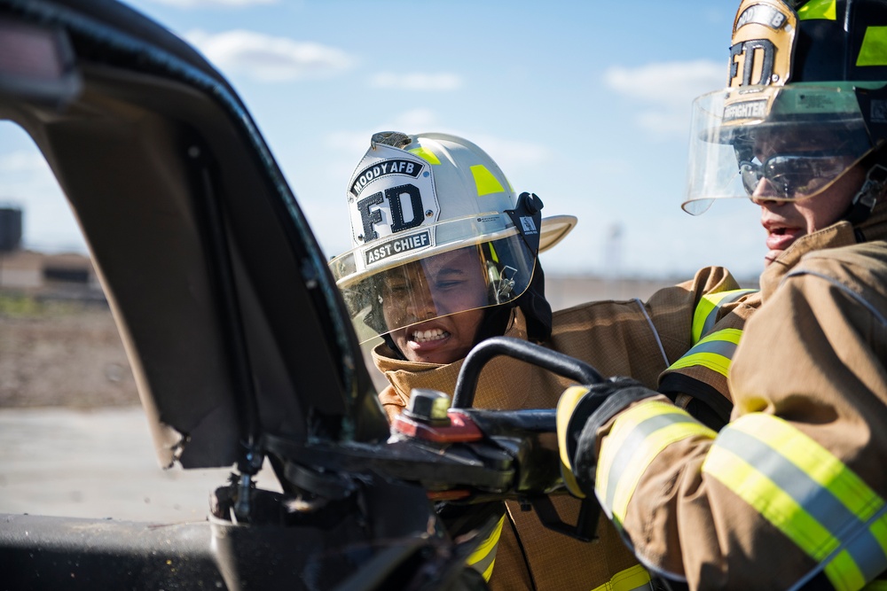DVIDS - News - Firefighters teach jaws of life lessons