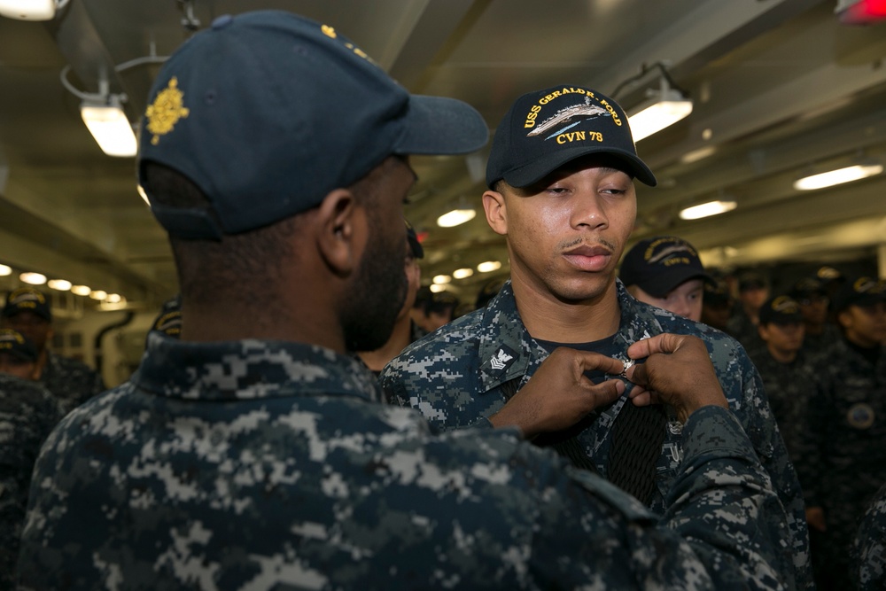 DVIDS - Images - Deck Department Frocking Ceremony [Image 2 of 16]