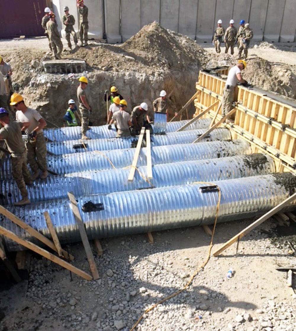 DVIDS - News - Deployed Army engineers complete massive culvert project ...