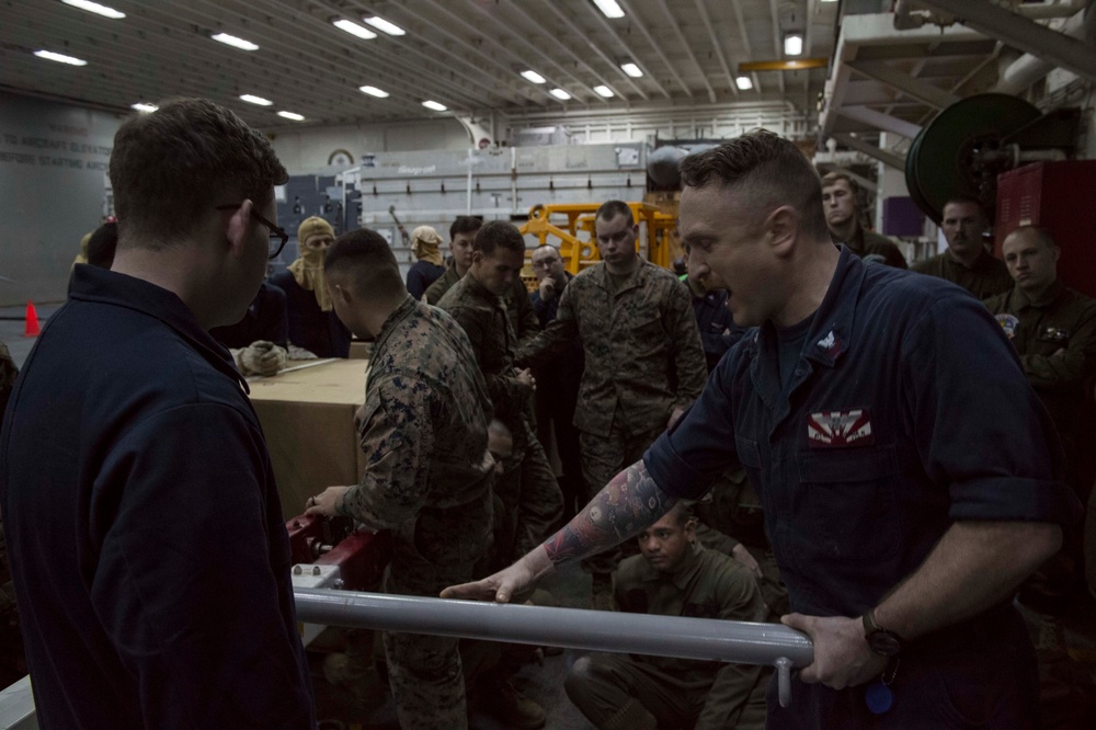 DVIDS - Images - Marines and Sailors DC training aboard USS Bonhomme ...