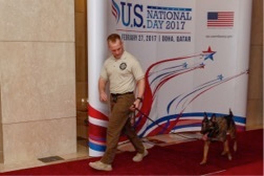 DVIDS - News - Soldiers and Sailors from Area Support Group-Qatar sniff ...