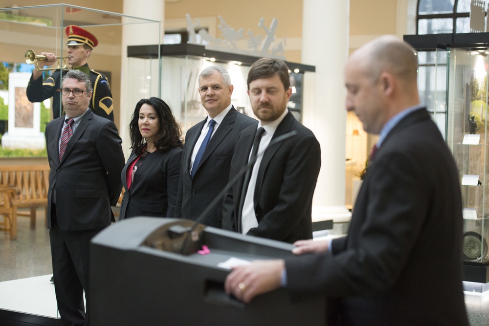 DVIDS - Images - World War I exhibit ribbon-cutting ceremony at the ...