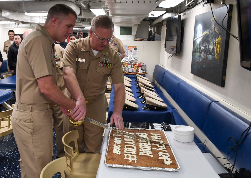 DVIDS - Images - USS Wayne E. Meyer Celebrates CPO Birthday [Image 2 of 10]