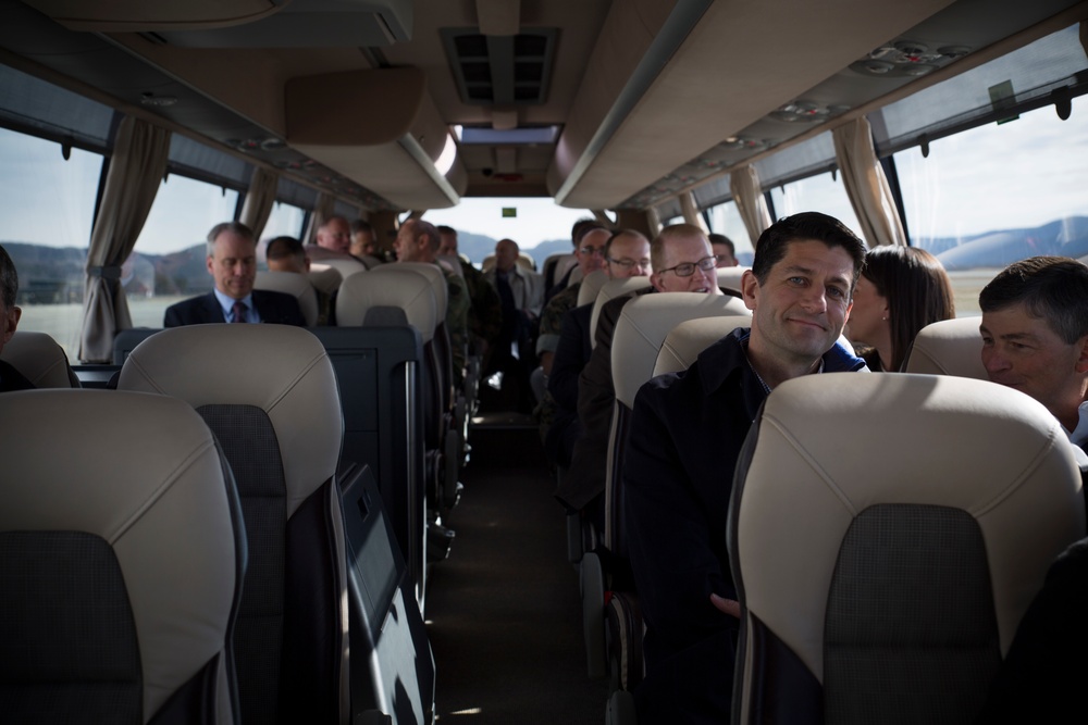 DVIDS - Images - Paul Ryan visits caves in Norway, meets Marines with ...