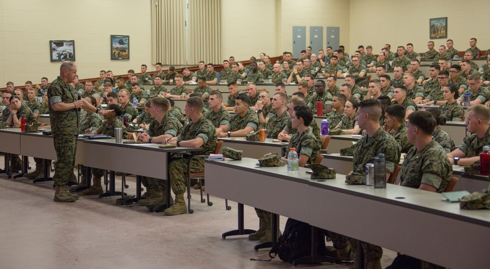 DVIDS - Images - CMC Speaks to Alpha Co. at TBS [Image 4 of 8]