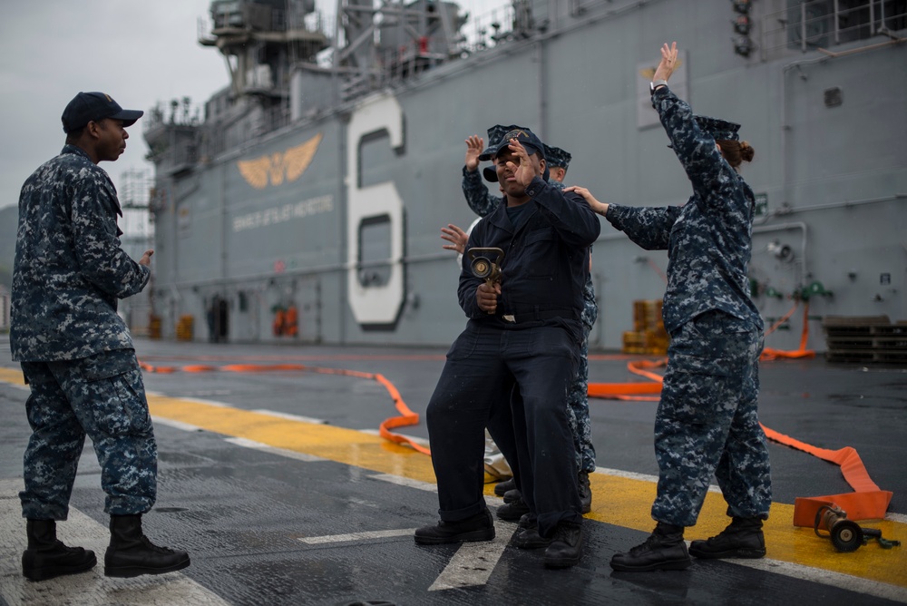 DVIDS - Images - USS Bonhomme Richard (LHD 6) Air Department Sailors ...