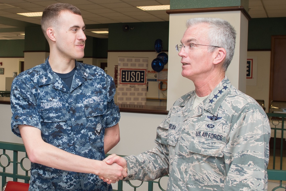 DVIDS - Images - VCJCS 2017 USO Tour - Naples, Italy [Image 2 of 21]