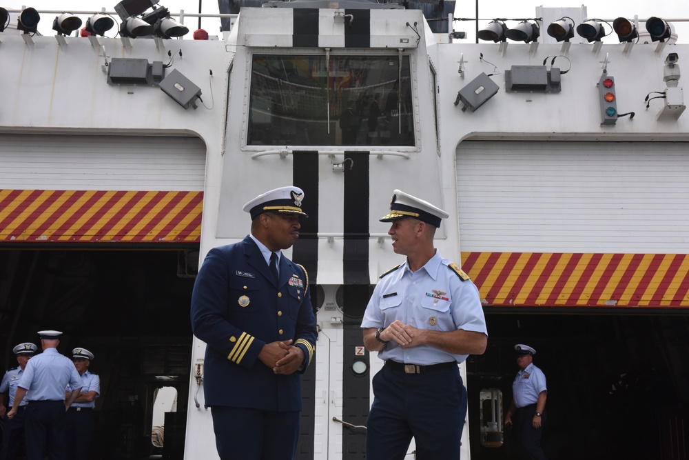 DVIDS - Images - DHS Secretary visits Coast Guard Cutter Hamilton ...