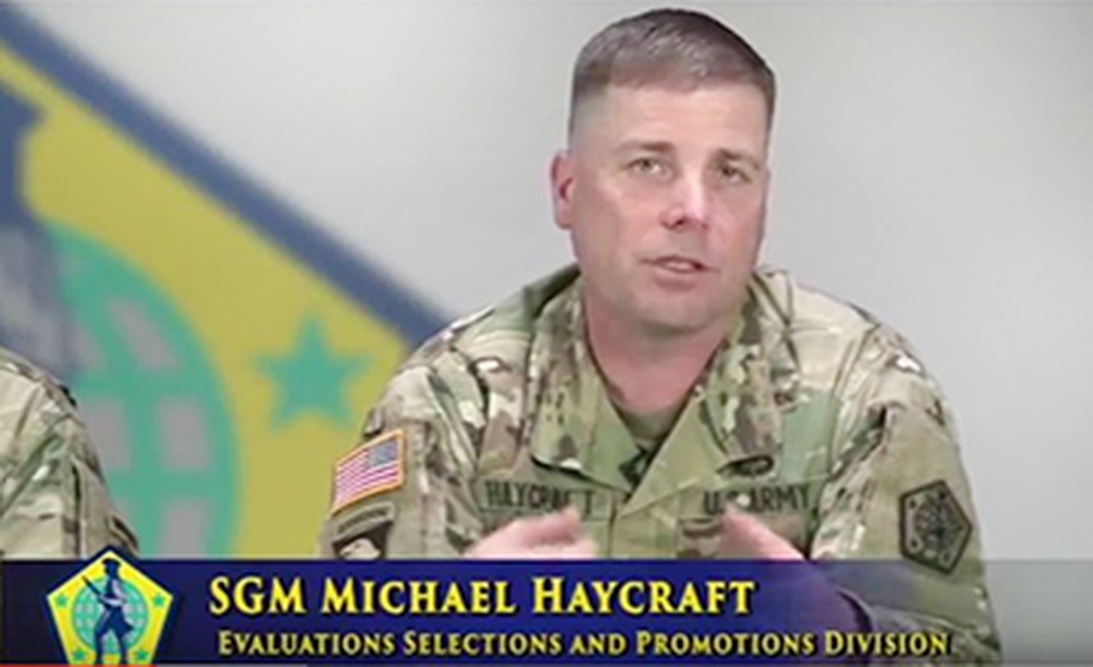 DVIDS - Images - HRC addresses centralized promotions [Image 2 of 2]