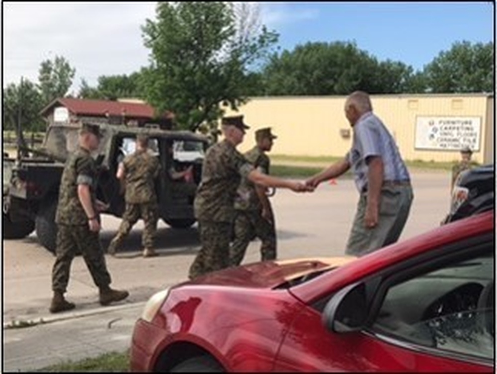 DVIDS - Images - 4th Law Enforcement Battalion Marches in Blue Goose ...