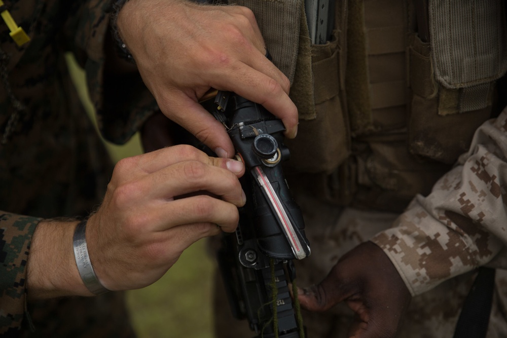DVIDS - Images - Marine recruits practice combat marksmanship on Parris ...
