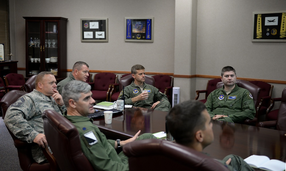DVIDS - News - Col. Denham flies head first into the 14th Operations Group