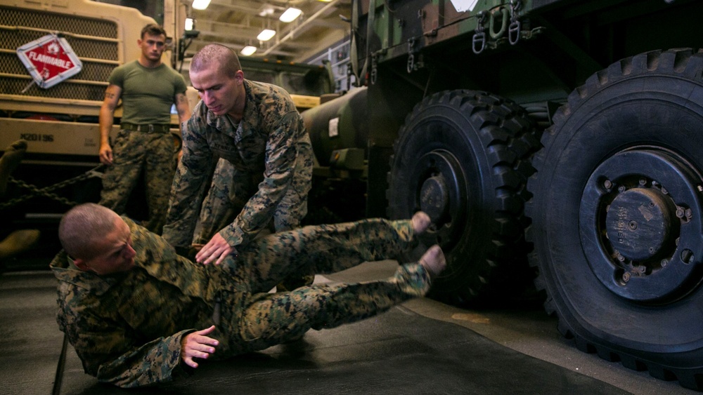 DVIDS - Images - Mortar Platoon learns hand-to-hand combat [Image 1 of 4]