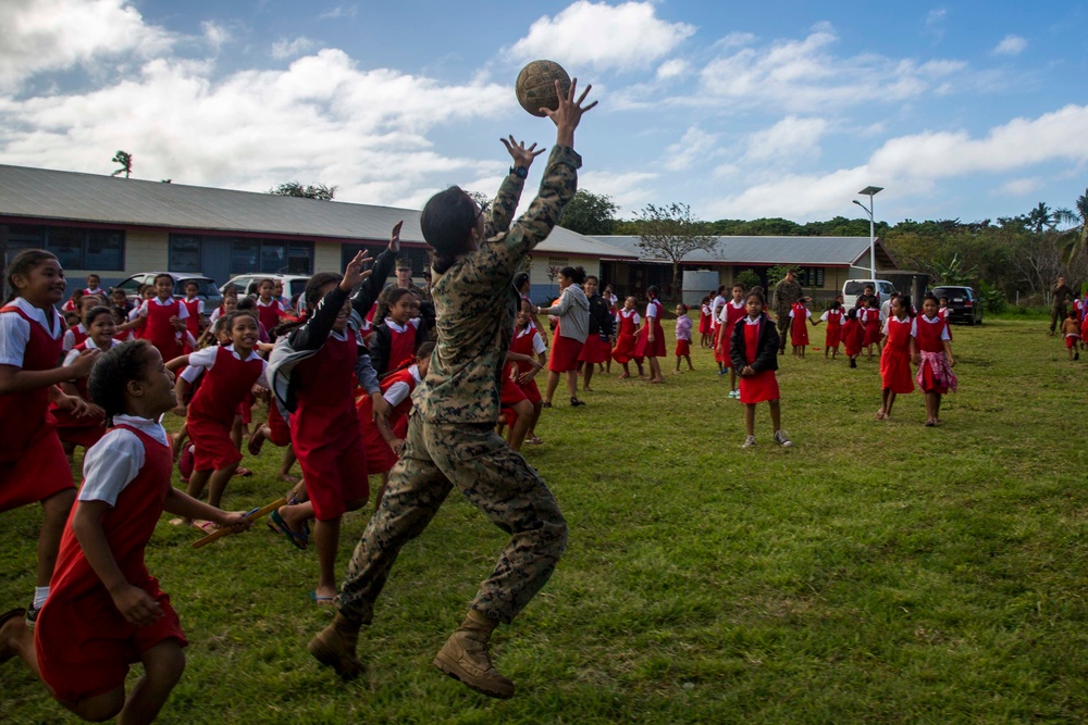 DVIDS - Images - Marines Help at Lapaha Elementary School [Image 2 of 7]