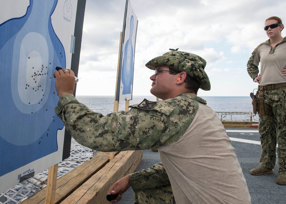 DVIDS - Images - Sailors Conduct Small Arms Qualifications aboard USNS ...