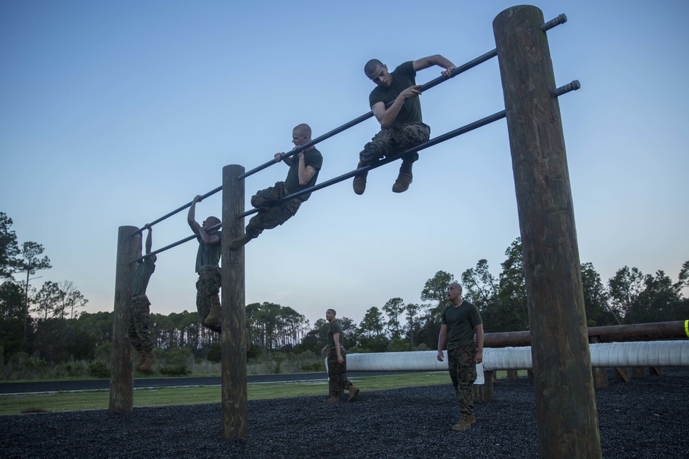 DVIDS - Images - Marine recruits build strength, agility on Parris ...