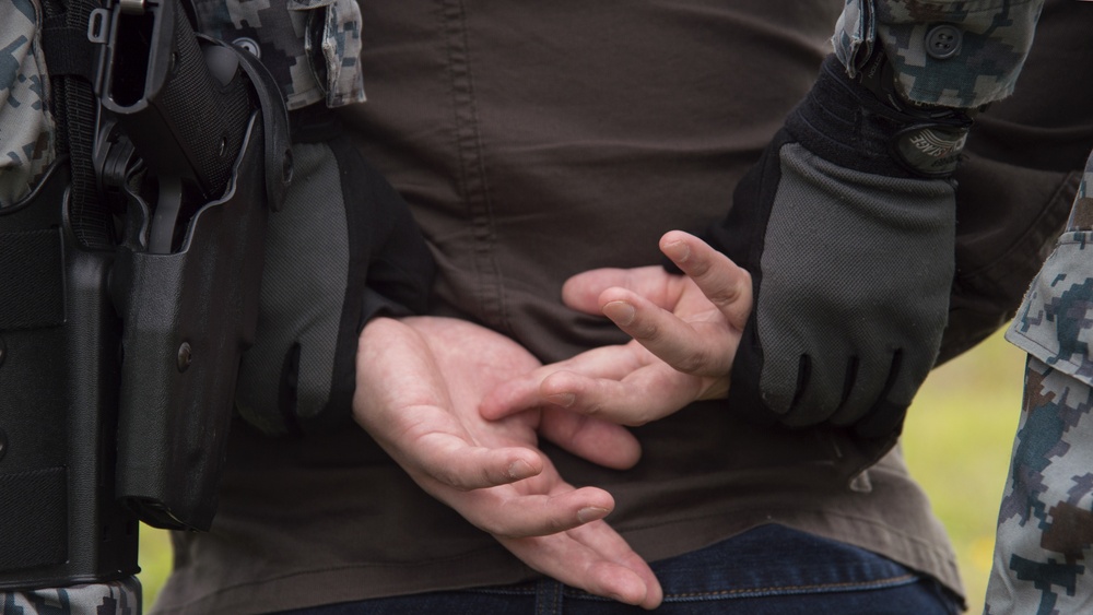 DVIDS - Images - Apprehending a suspect [Image 1 of 10]