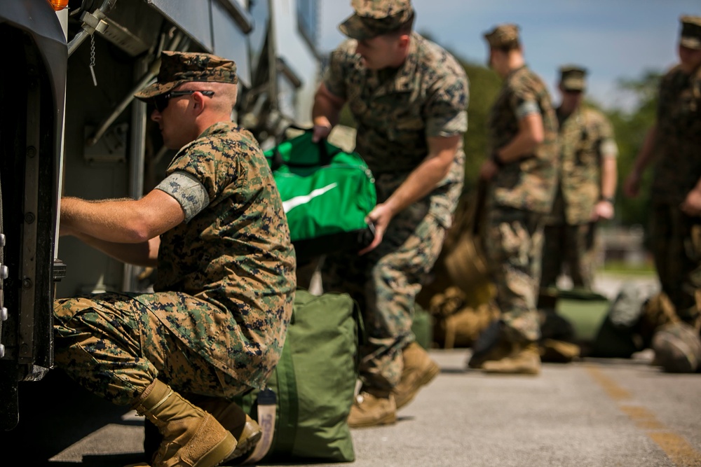 DVIDS - Images - 26th MEU Marines depart to embark aboard USS Iwo JIma ...