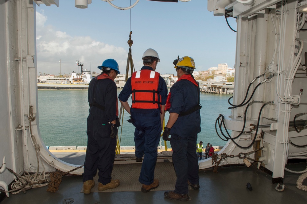 DVIDS - Images - USNS Comfort (T-AH 20) arrives in San Juan, Puerto ...