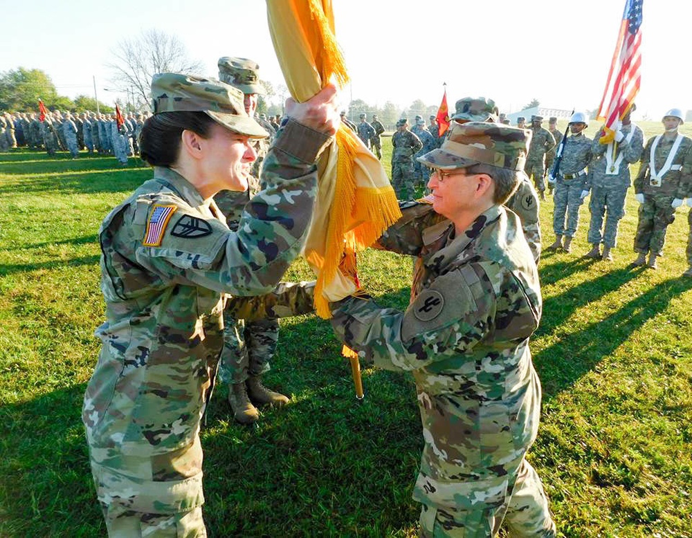 DVIDS - Images - Col. Wood Relinquishes Command by passing the Colors ...