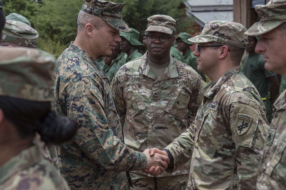 DVIDS - Images - CJTF-HOA commander visits civil affairs team giving ...