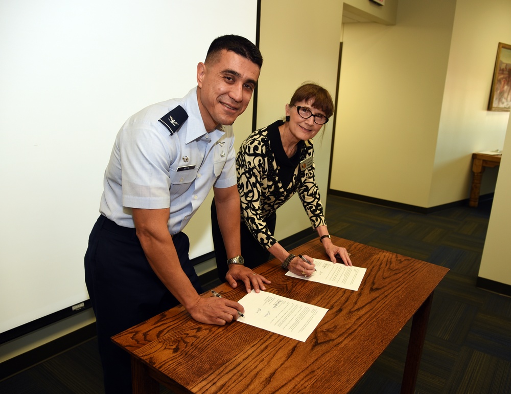 DVIDS - Images - Goodfellow signs MOU with Howard College