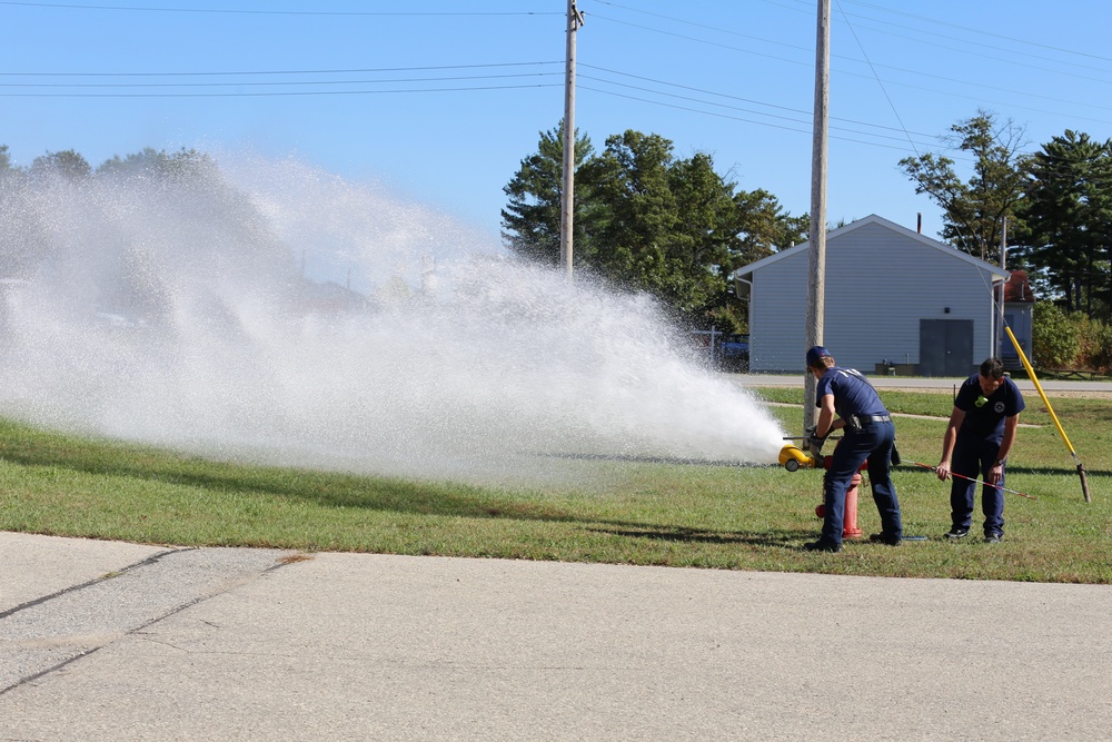 DVIDS - Images - Fort McCoy firefighters flush hydrants around ...