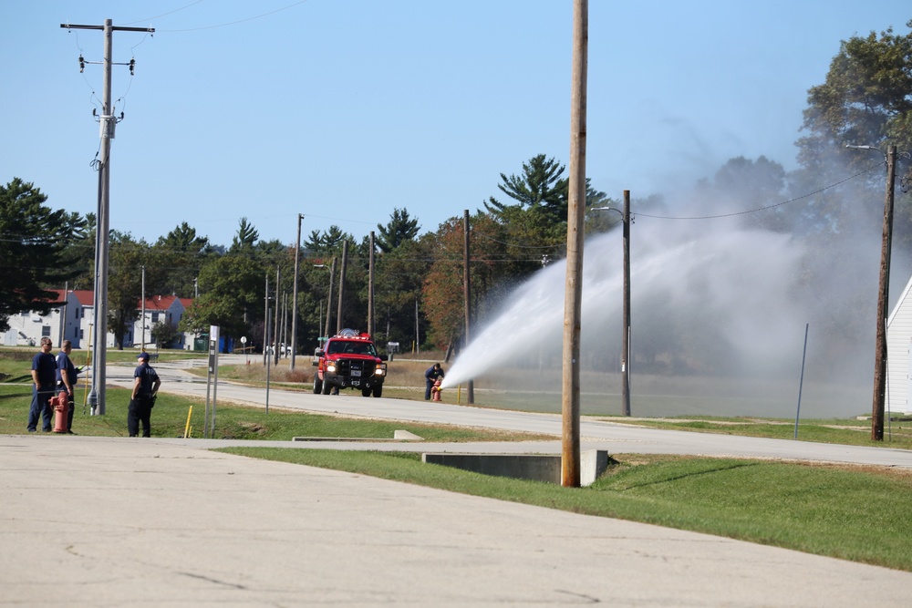 DVIDS - Images - Fort McCoy firefighters flush hydrants around ...