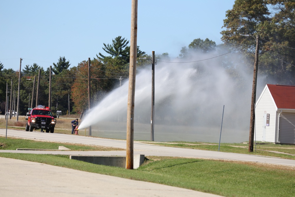 DVIDS - Images - Fort McCoy firefighters flush hydrants around ...