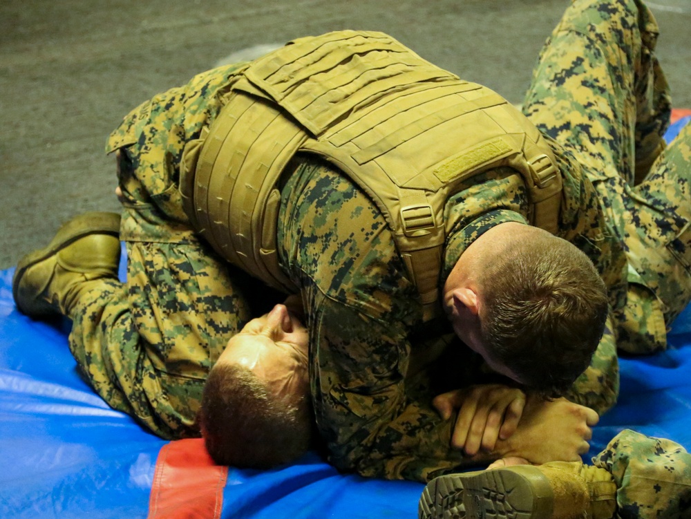 DVIDS - Images - Marines Refine MCMAP skills aboard USS Iwo Jima [Image 4 of 5]