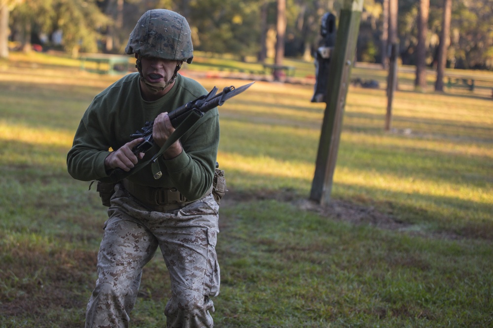 DVIDS - Images - Marine recruits charge through Parris Island bayonet ...