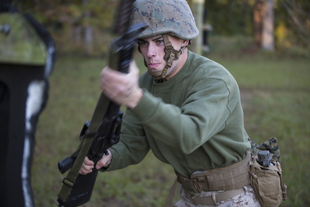 DVIDS - Images - Marine recruits charge through Parris Island bayonet ...