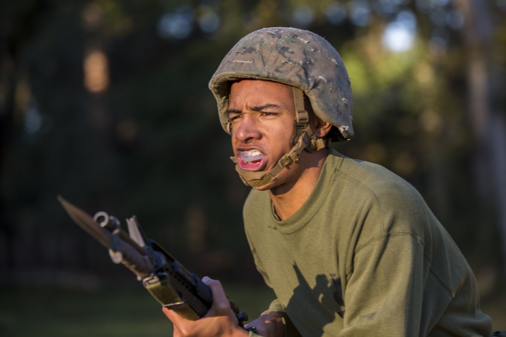 DVIDS - Images - Marine recruits charge through Parris Island bayonet ...