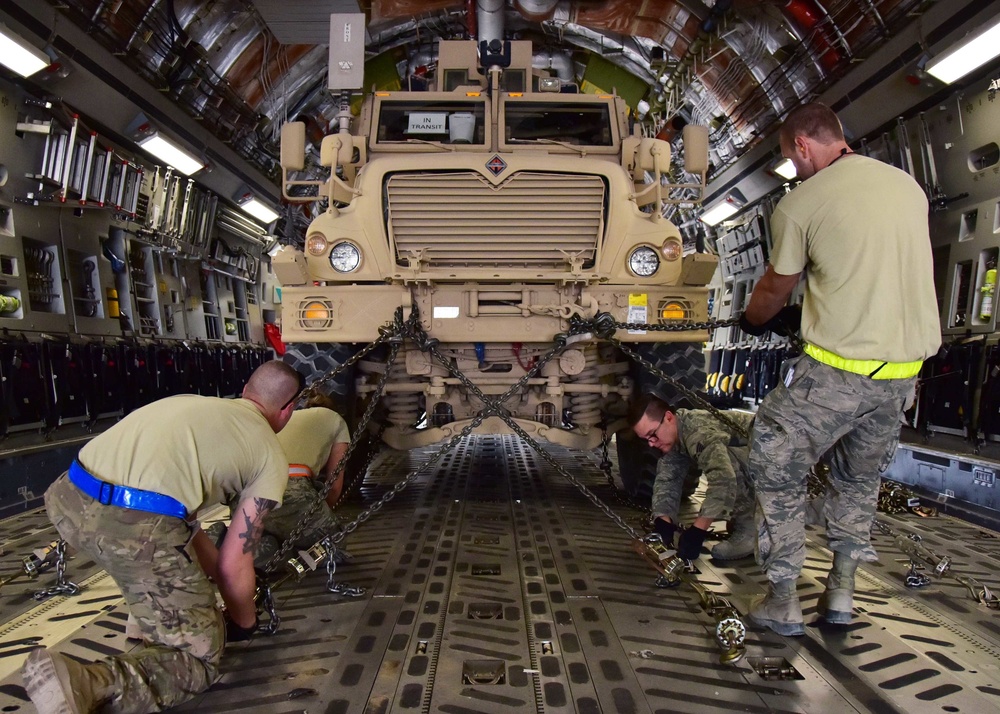 DVIDS - News - Delivering MRAPs safely downrange