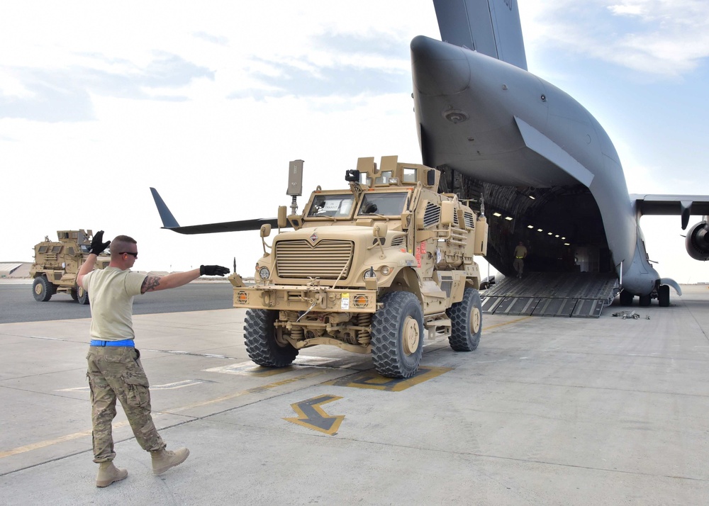 DVIDS - News - Delivering MRAPs safely downrange