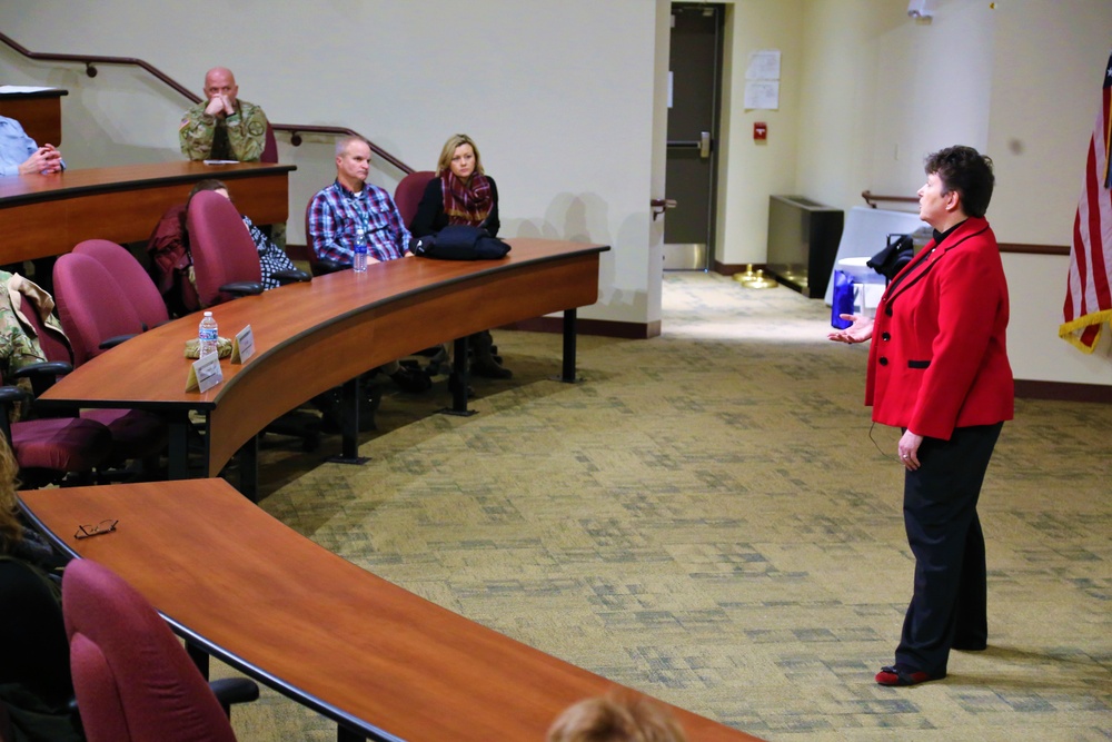 DVIDS - Images - IMCOM-Readiness director makes official visit to Fort ...