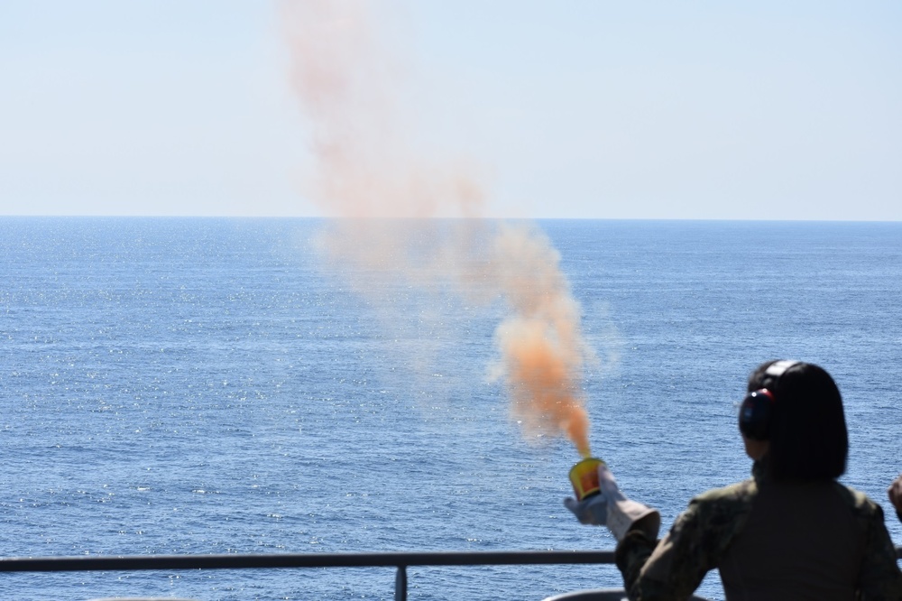 DVIDS - Images - USS Lewis B. Puller conducts hose handling and life ...