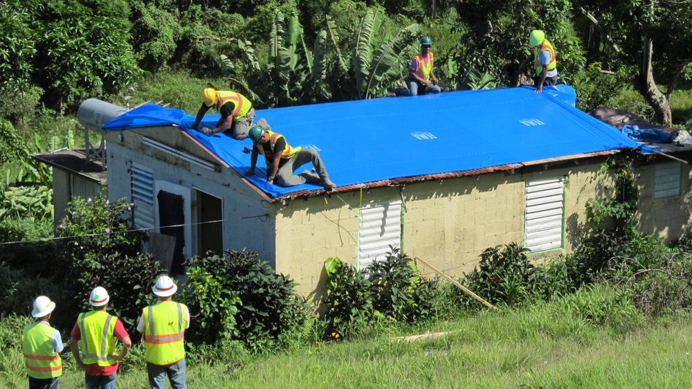 DVIDS - Images - Blue Roof install in Carolina, Puerto Rico [Image 3 of 3]