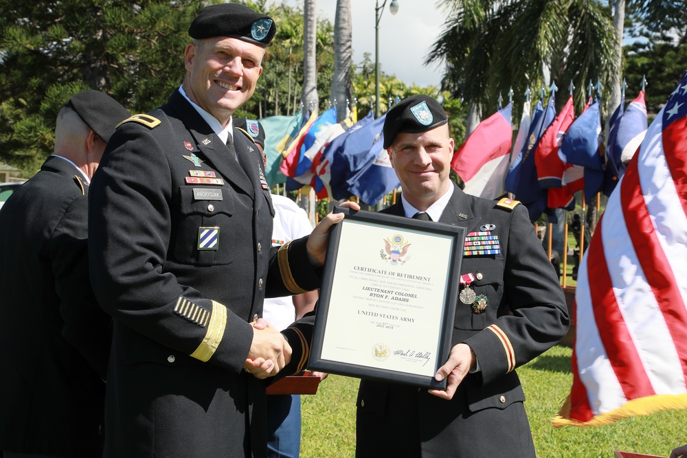 DVIDS - Images - USARPAC Honors Soldiers Military Service [Image 2 of 2]