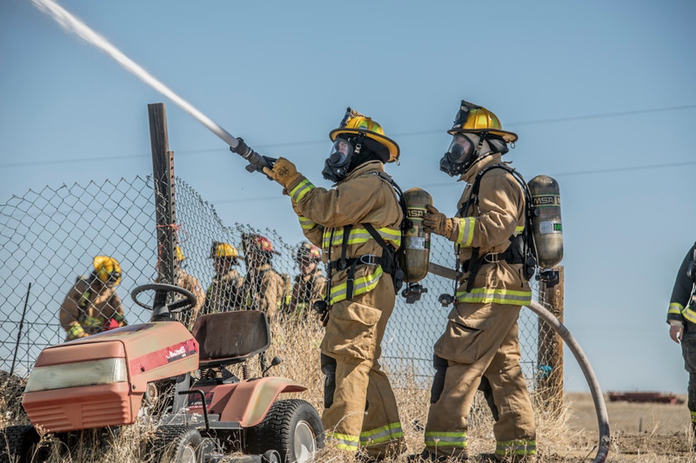 DVIDS - News - 140th Fire Department Fights A Real World Fire