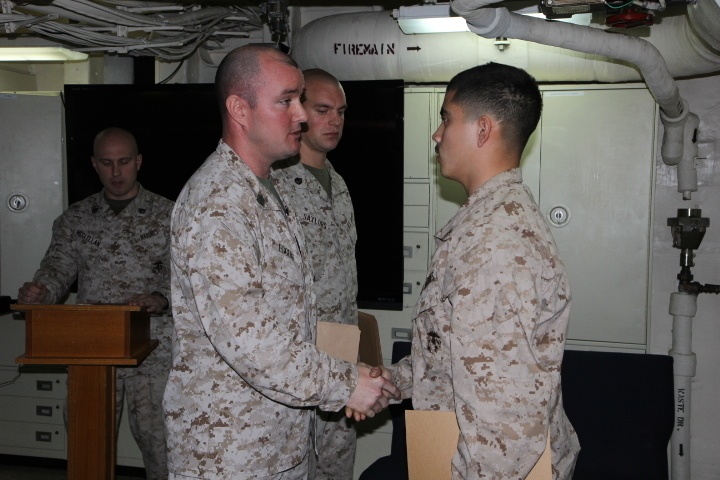 DVIDS - Images - Lance Cpl. Leadership Seminar Graduation aboard the ...