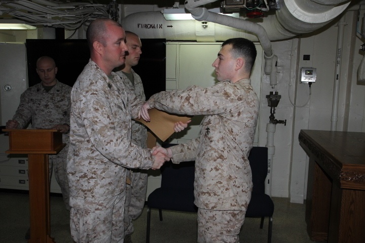 DVIDS - Images - Lance Cpl. Leadership Seminar Graduation aboard the ...