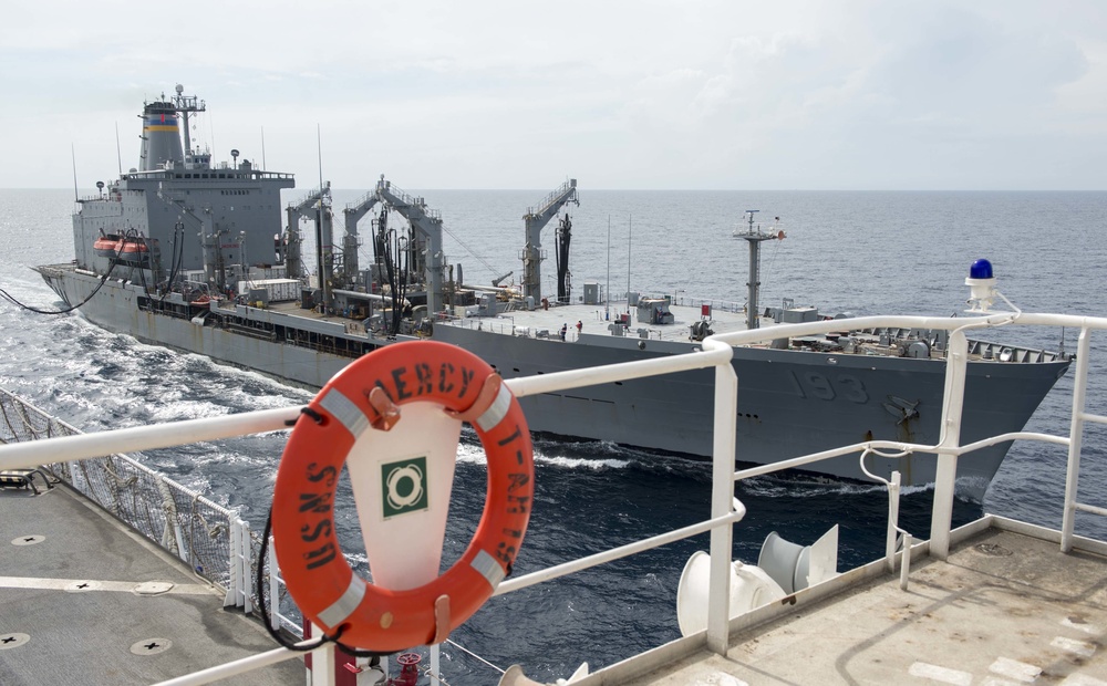 DVIDS - Images - Sailors aboard USNS Mercy conduct replenishment-at-sea ...