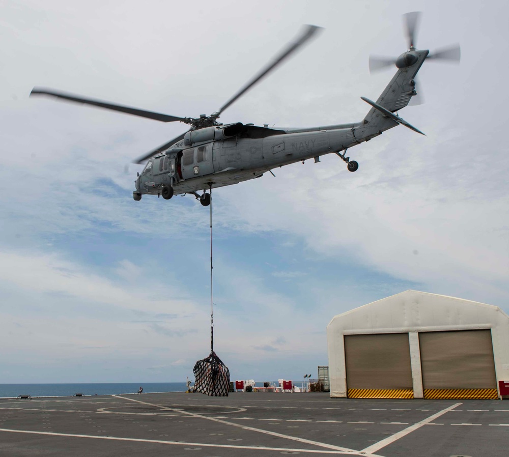 DVIDS - Images - Sailors aboard USNS Mercy conduct a replenishment-at ...