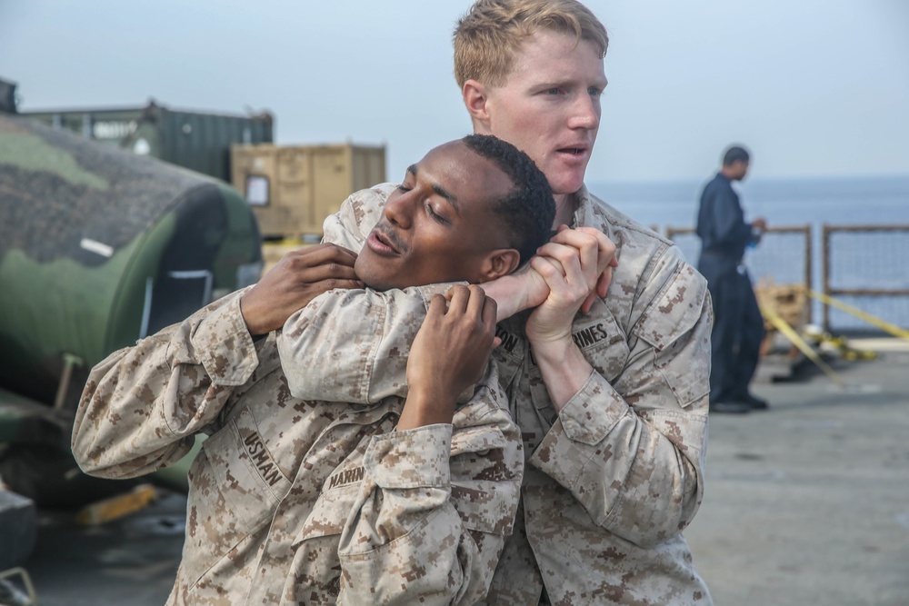 DVIDS - Images - 26th MEU Marines Sharpen MCMAP Skills aboard USS Oak ...