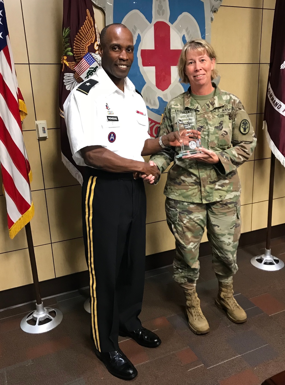 DVIDS - News - RHC-P chief of staff awarded Army Regent's award